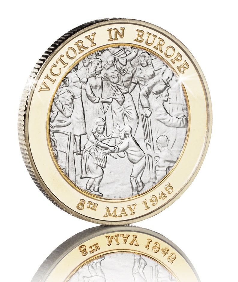 World War One 'dual Metal' Silver and 24ct Gold Commemorative Coin in ...