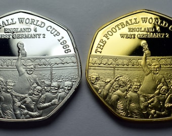 Football World Cup 1966 24ct Gold Commemorative. Bobby Moore | Etsy