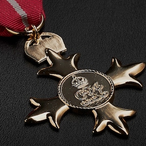 Full Size Replica OBE Medal. Military Award/ribbon. Order of the ...