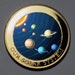 Our Solar System 'dual Metal' Silver and 24ct Gold Commemorative Coin ...