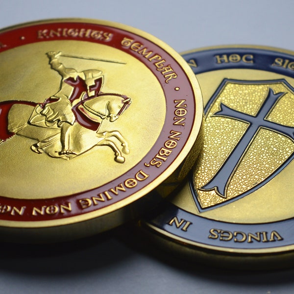 Knights Templar Coin - Etsy