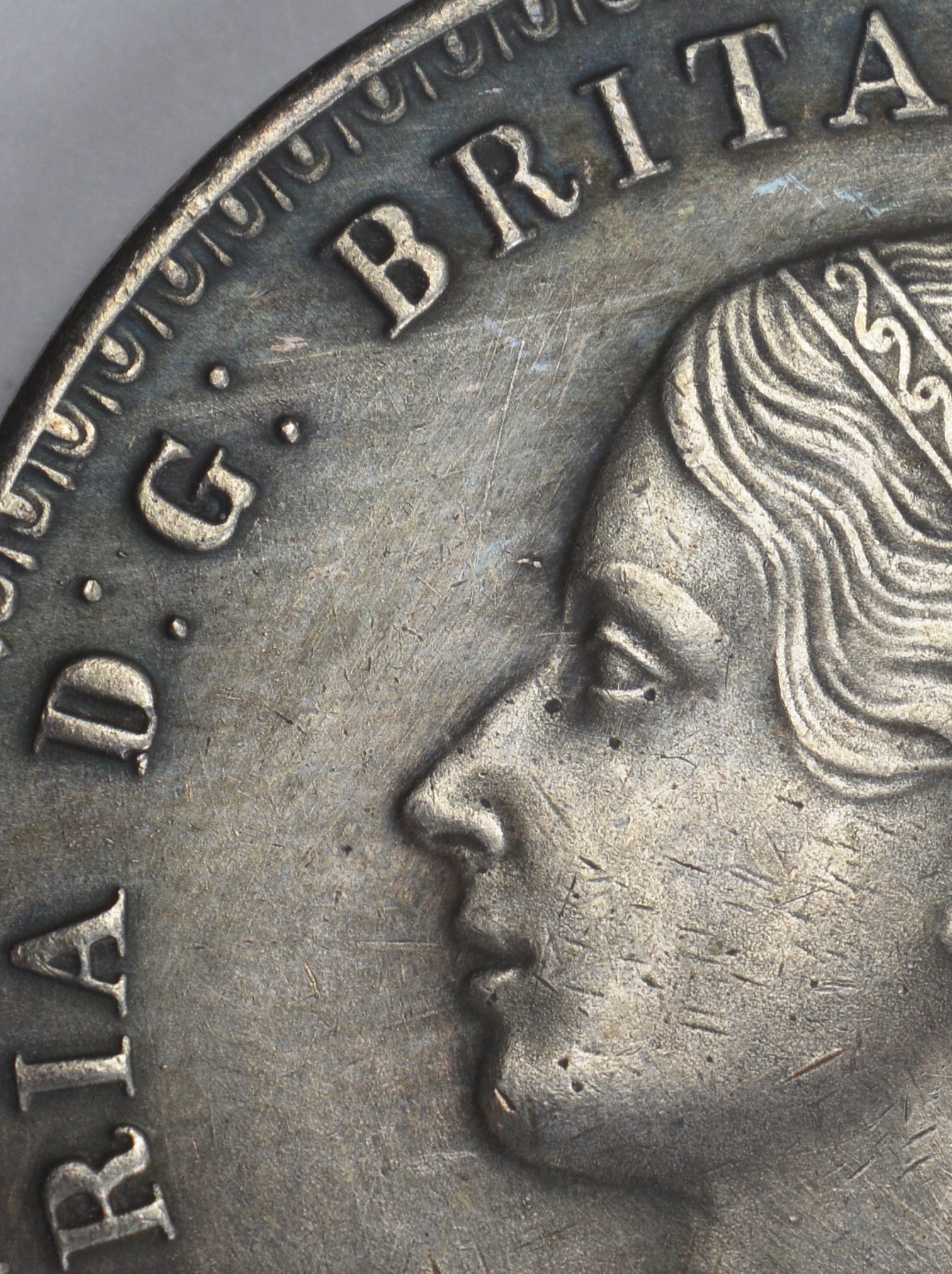 1839 Queen Victoria & Una and the Lion Coin. 999 Silver Plated | Etsy