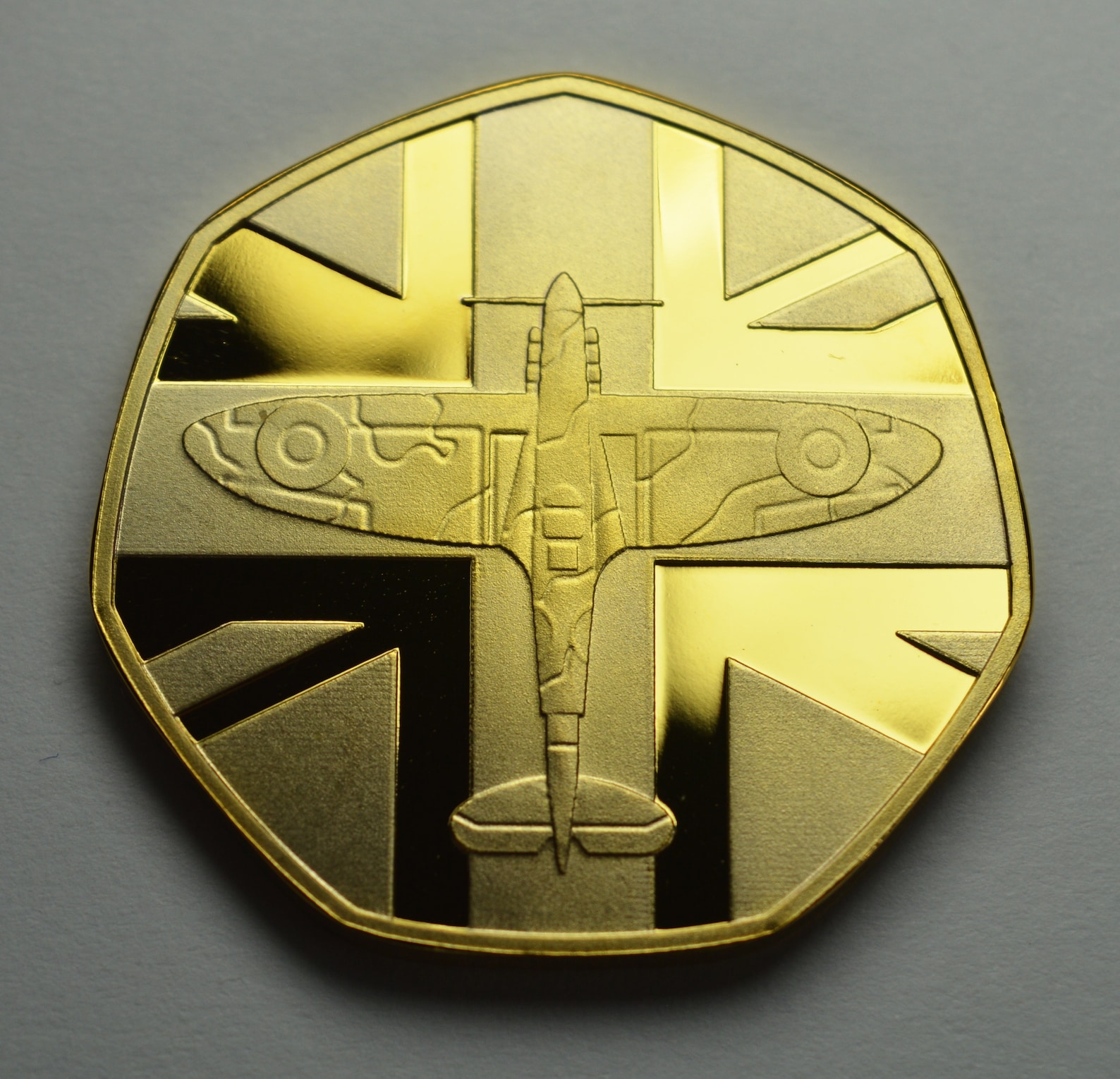 Pair of 24ct Gold WW2 Commemoratives in 50p Coin Display Case. D-DAY ...