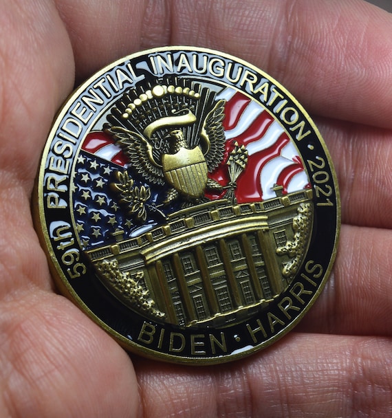 Joe Biden Kamala Harris Commemorative/challenge Coin. 24ct - Etsy