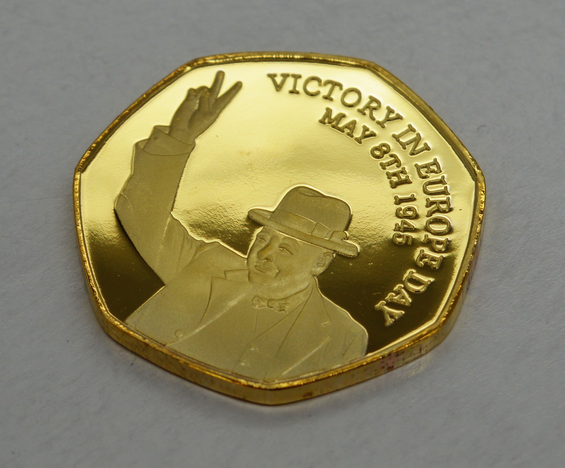 VE-DAY Victory In Europe 24ct Gold Commemorative in Capsule. | Etsy