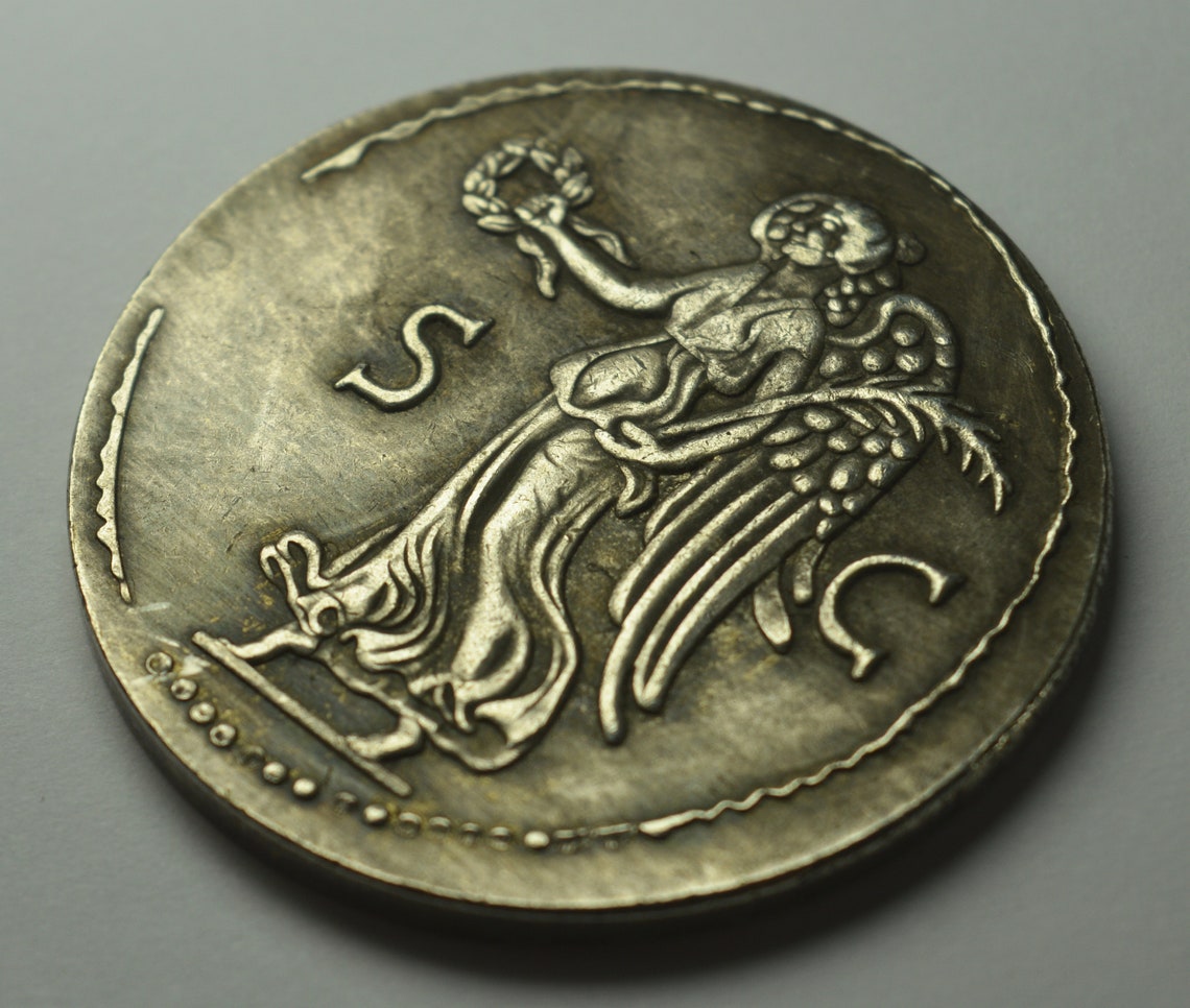 Large Roman Silver Emperor Galba Coin with Victoria Victory. | Etsy