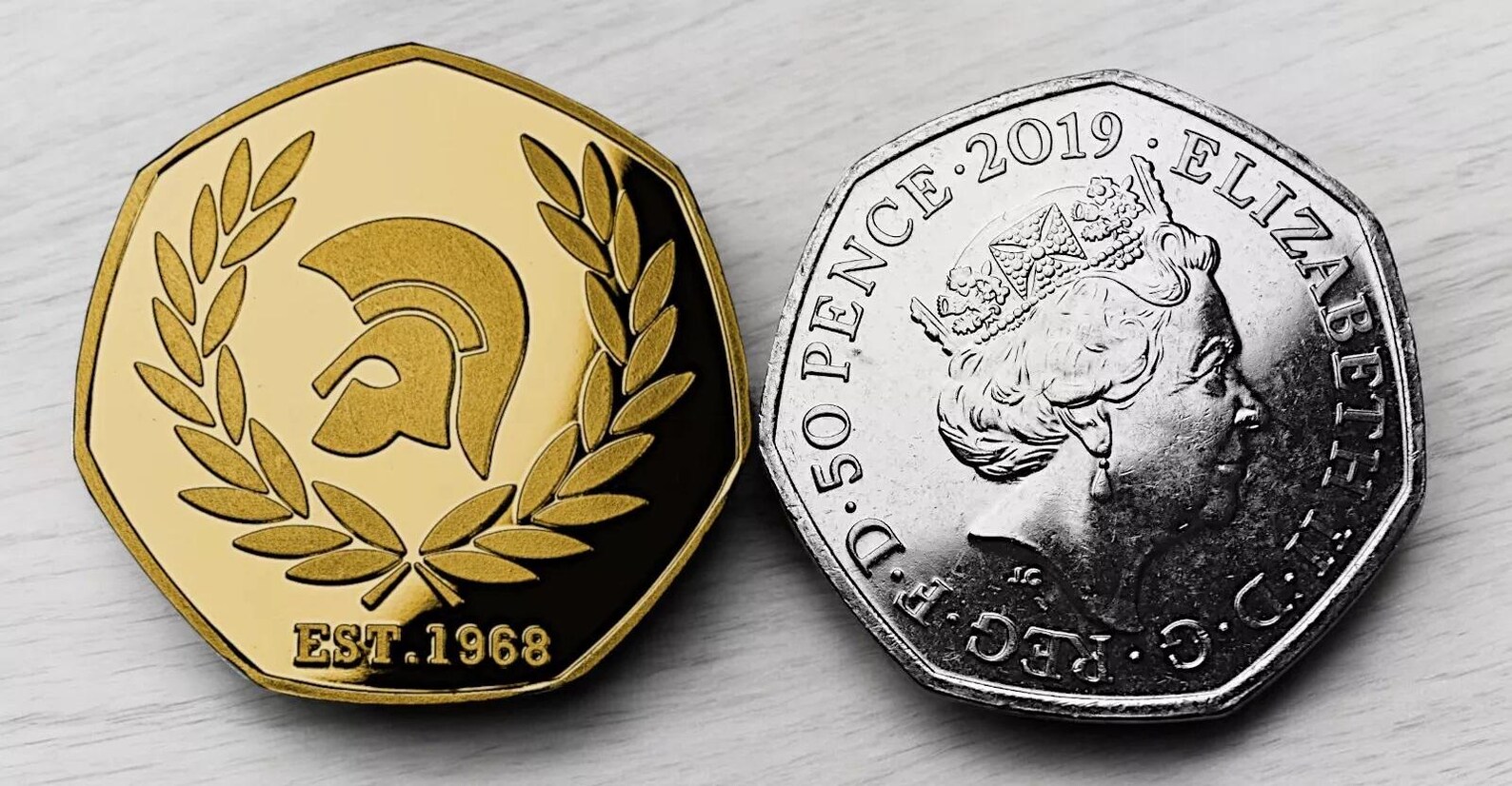 TROJAN RECORDS 24ct Gold Commemorative Coin. SKA 2tone Dancehall 1968 ...
