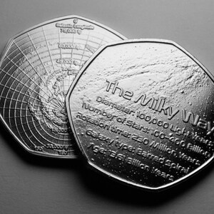 The MILKY WAY Galaxy Silver Commemorative in Presentation/gift Box ...