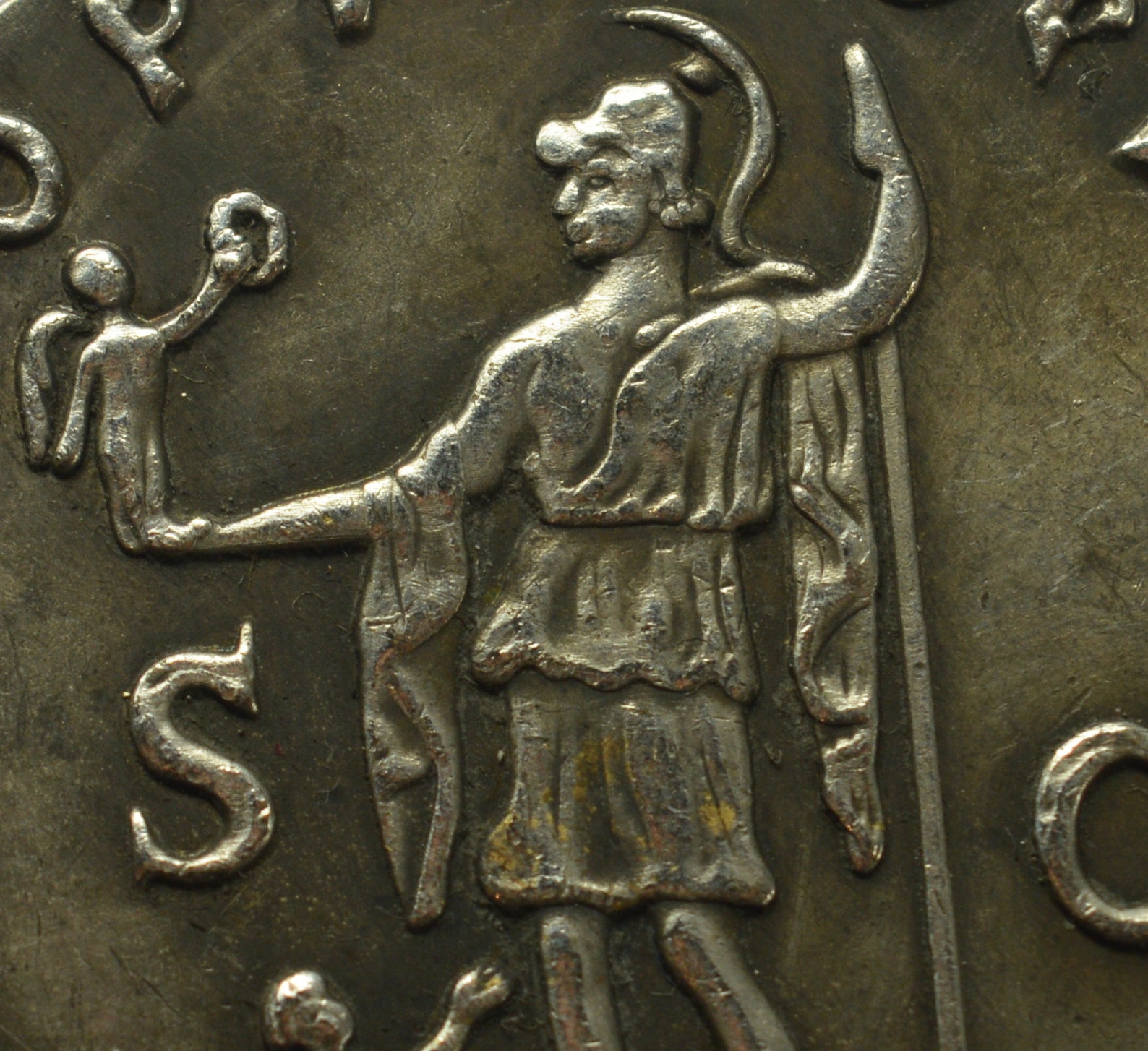 Large Roman Silver Emperor Trajan Dupondius Coin 3.5cm 18g | Etsy