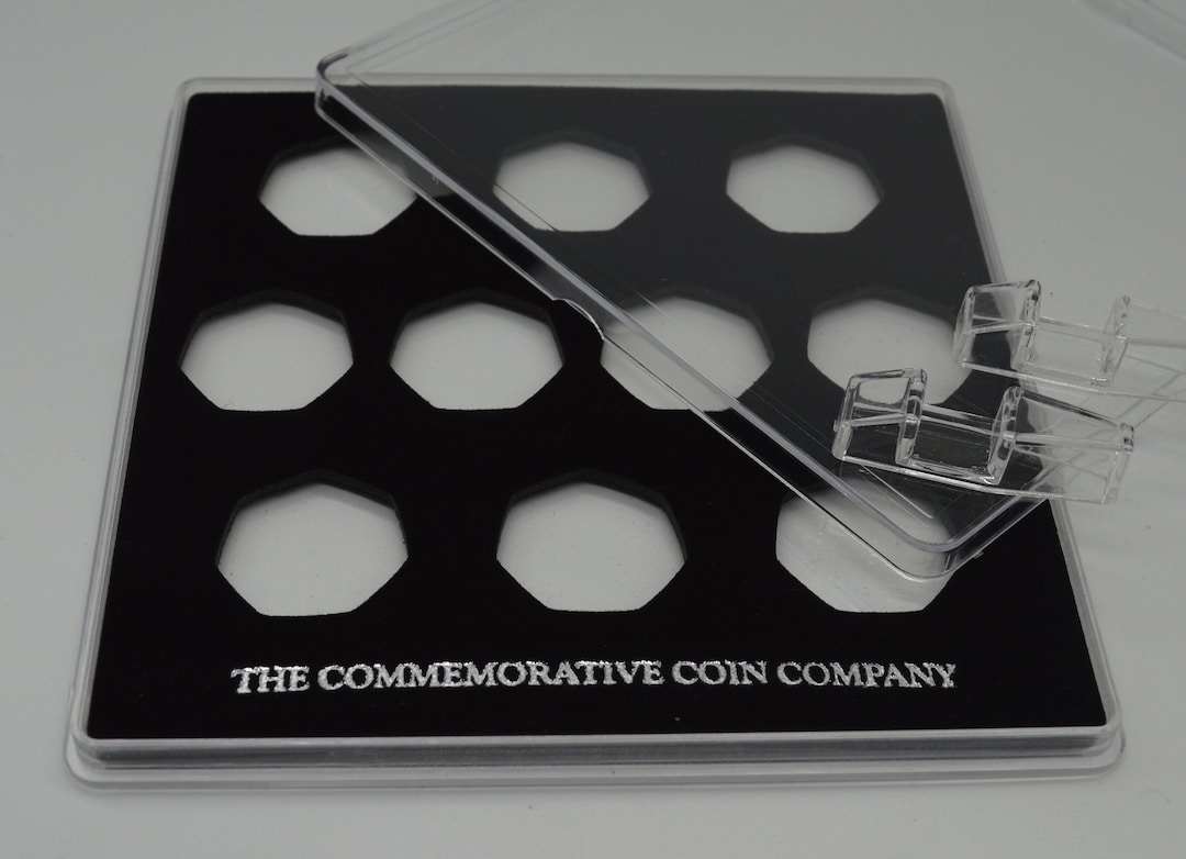 The Commemorative Coin Company Free Standing Acrylic Glass 50p ...