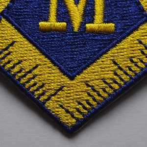 Pair of Large MASONIC Sew/iron on Embroidered Patches. Square ...