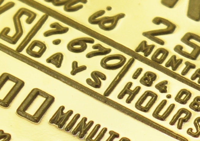 21st Birthday 24ct Gold Commemorative. Gift/present Congratulations ...