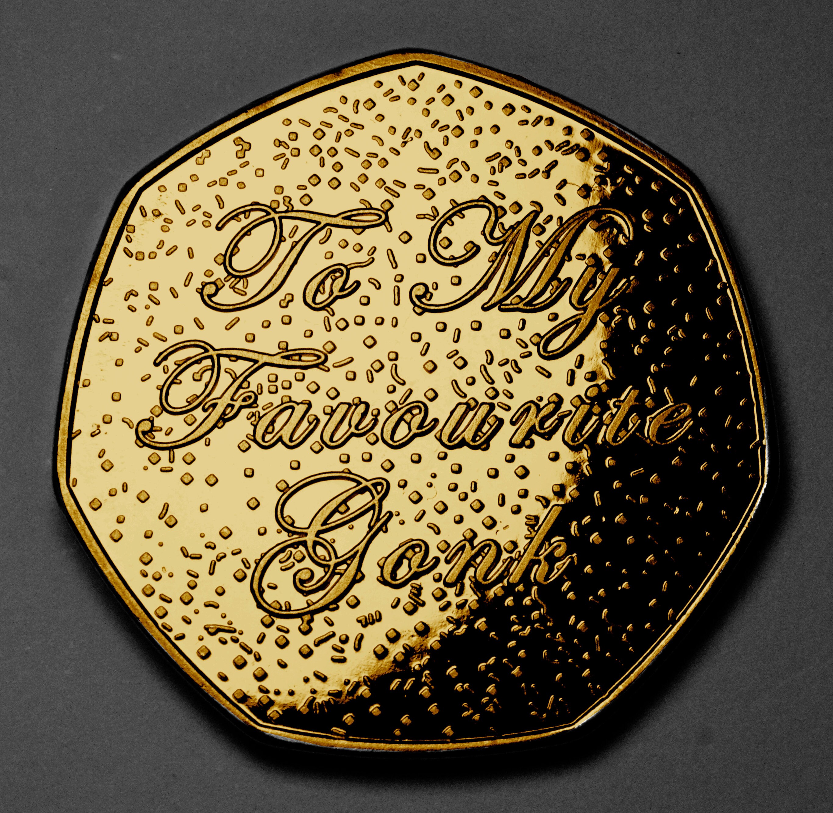 To MY FAVOURITE GONK 24ct Gold Commemorative Coin in Gift Box. Gift ...