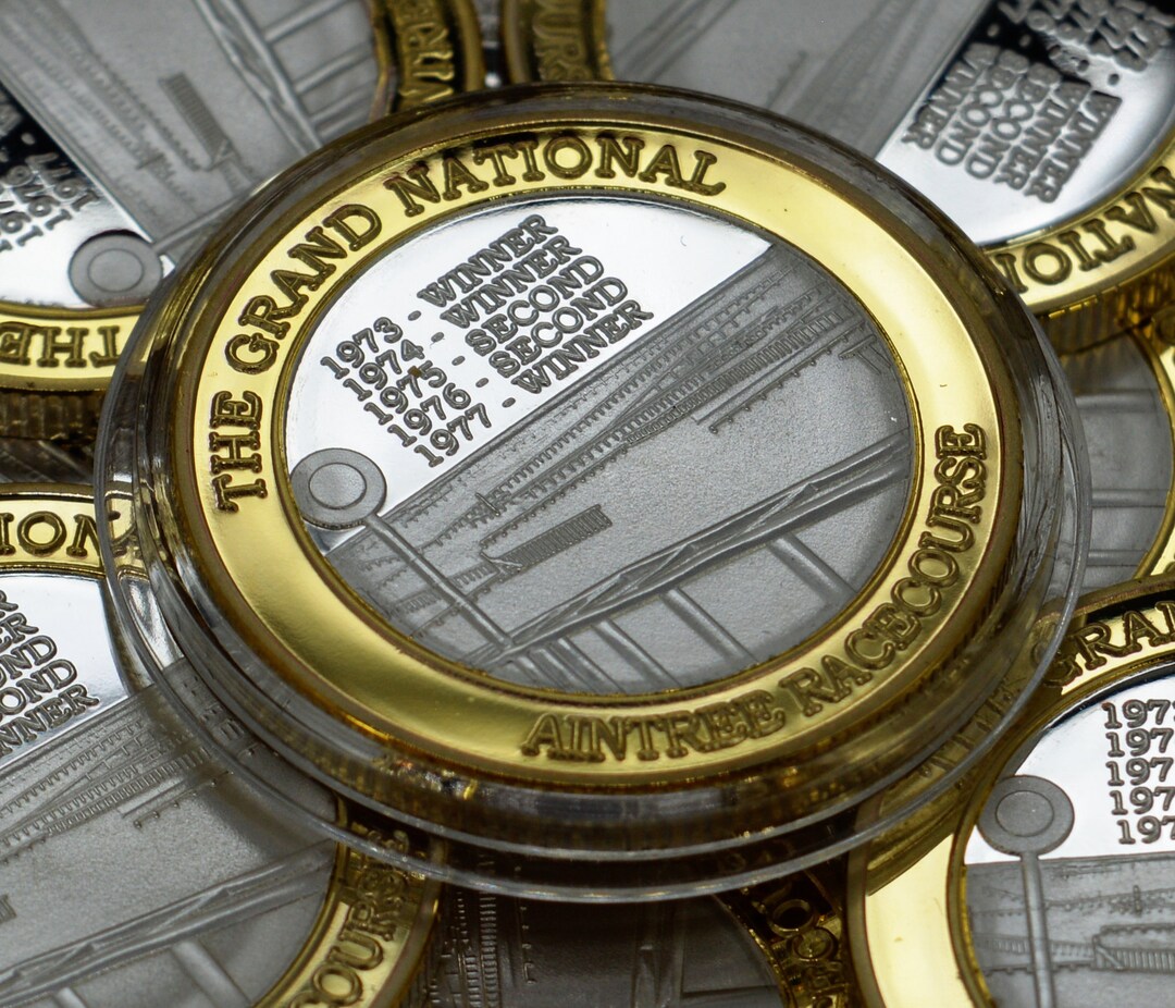 Red Rum & the Grand National 'dual Metal' Silver and 24ct Gold ...
