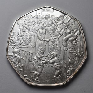 Pair of WW2 Commemoratives in 50p Coin Display Case. VE-DAY & the ...