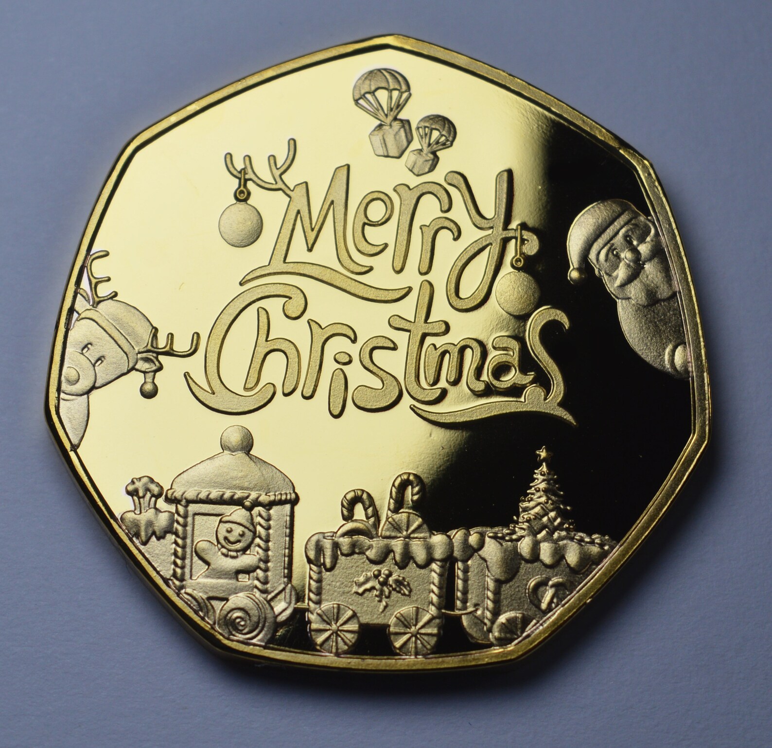 Pair of 'MERRY CHRISTMAS' Commemoratives in 50p Coin - Etsy