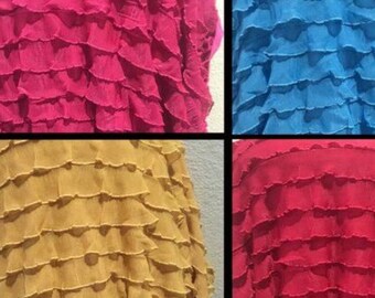 Stretch Ruffle Fabric - Etsy