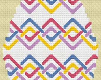 Cross Stitch Ribbon Pattern - Etsy