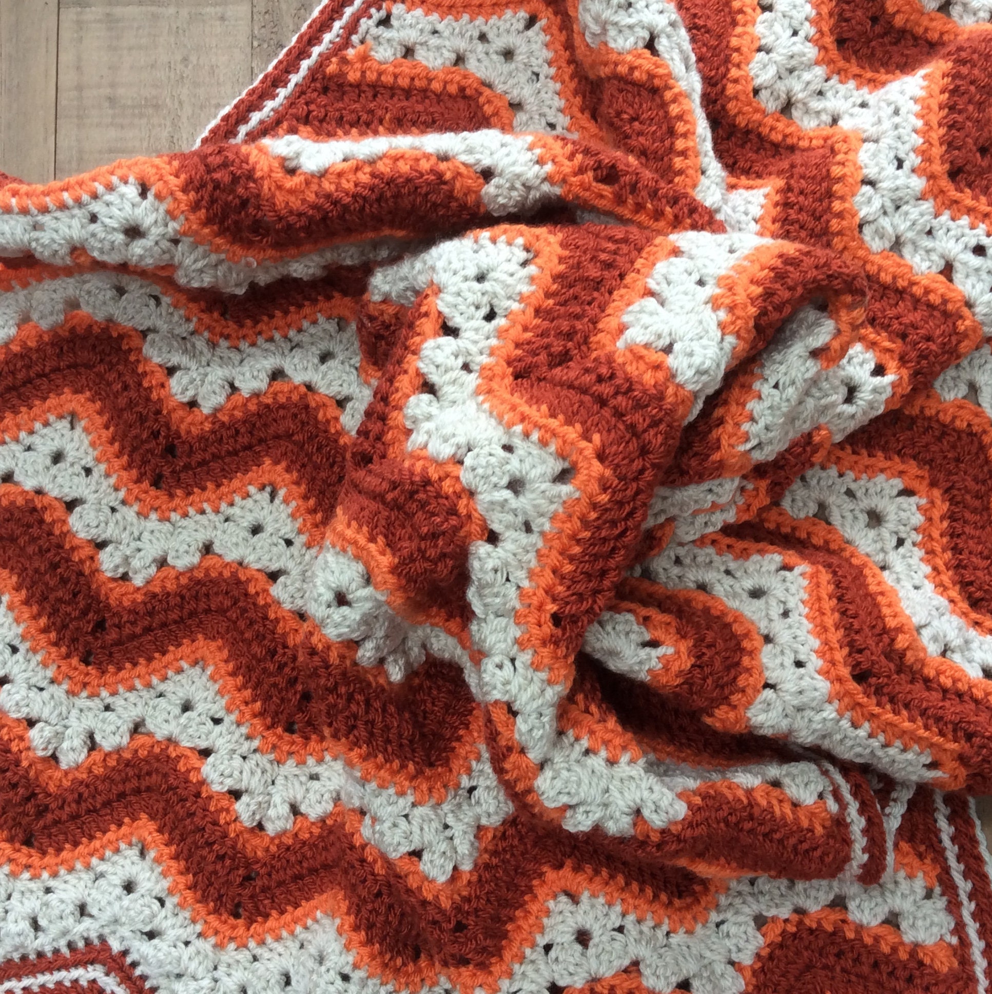 Crochet Zigzag Baby Blanket - Etsy