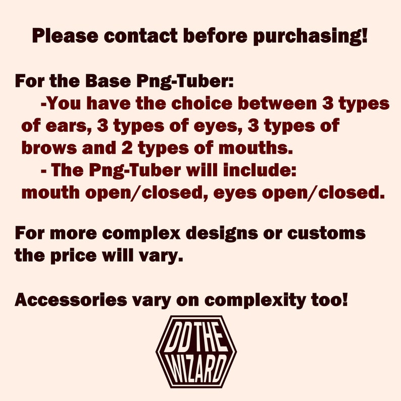 Custom Png-tuber - Etsy UK