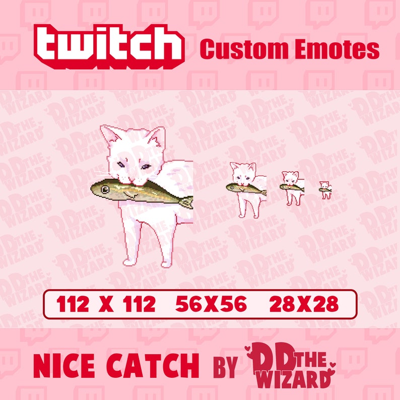 Twitch Emote Nice Catch - Etsy