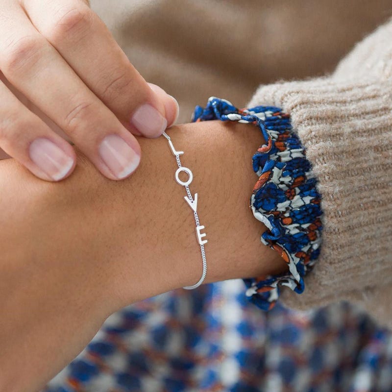 Word Bracelet - Etsy