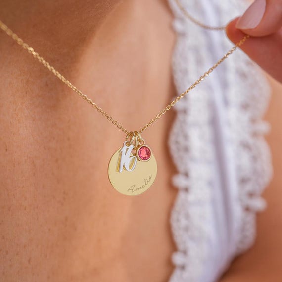 Bloom personalised necklace store