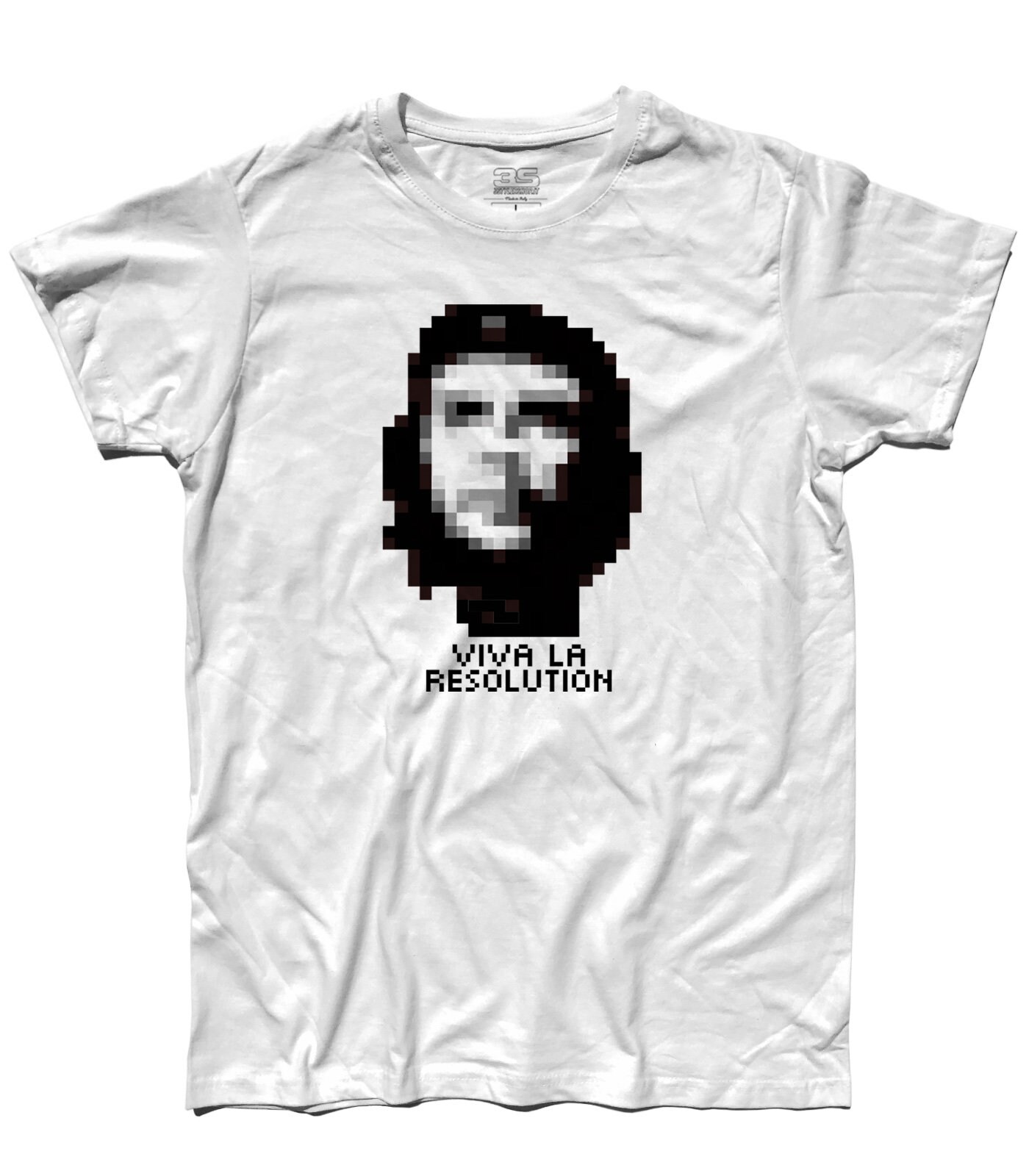 Che Guevara Pixel Men's T-shirt Viva La Resolution Revolution Shirt T ...