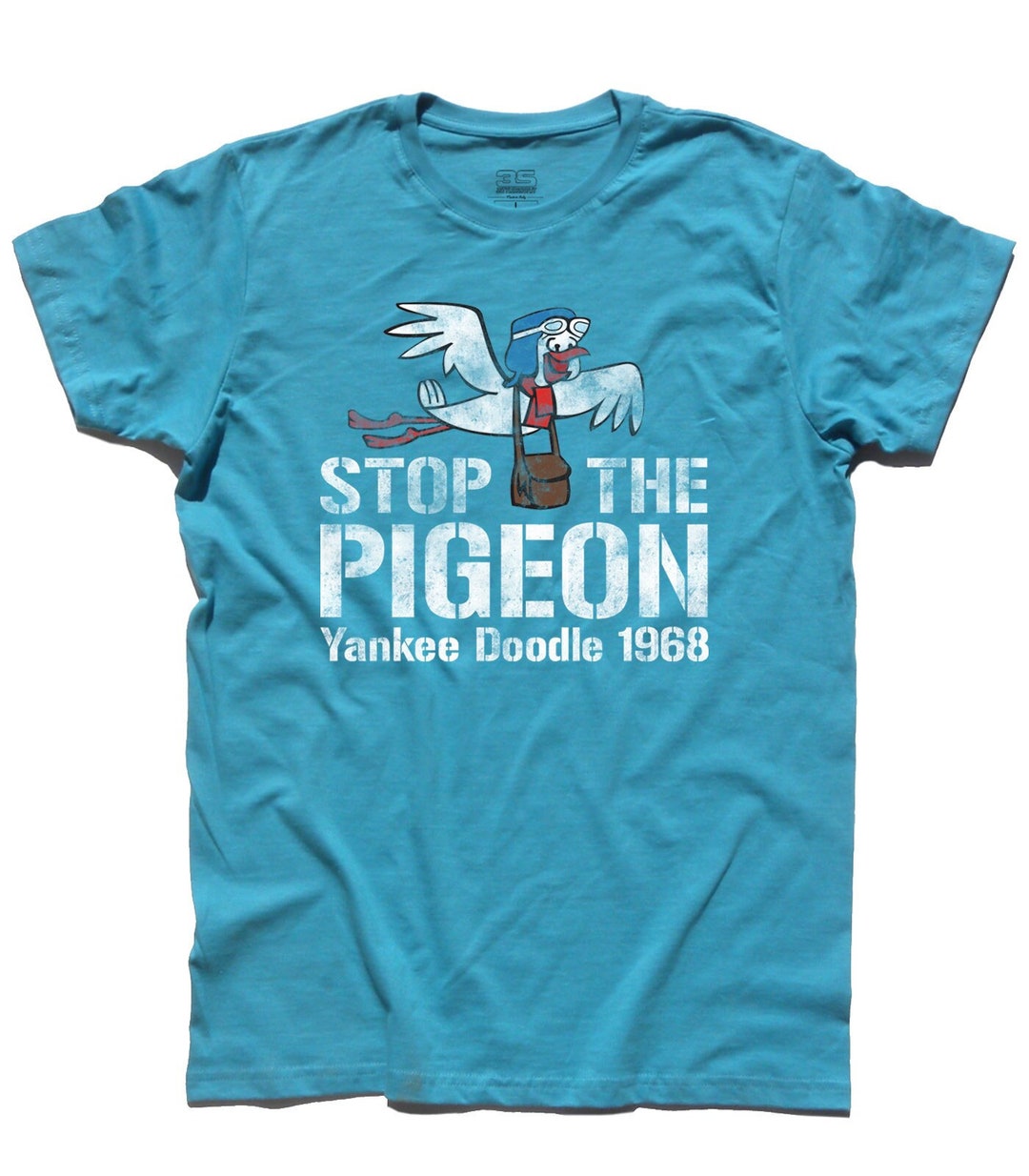 Men's Stop the Pigeon Piccione Cartoons 60s T-shirt Yankee Doodle ...