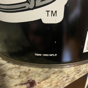 Vintage 90's Los Angeles Raiders Metal Trash Can - Etsy