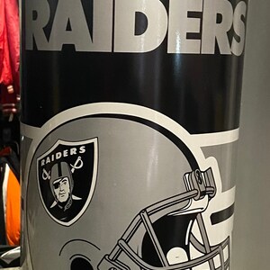 Vintage 90's Los Angeles Raiders Metal Trash Can - Etsy