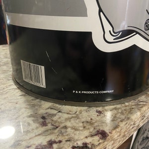 Vintage 90's Los Angeles Raiders Metal Trash Can - Etsy