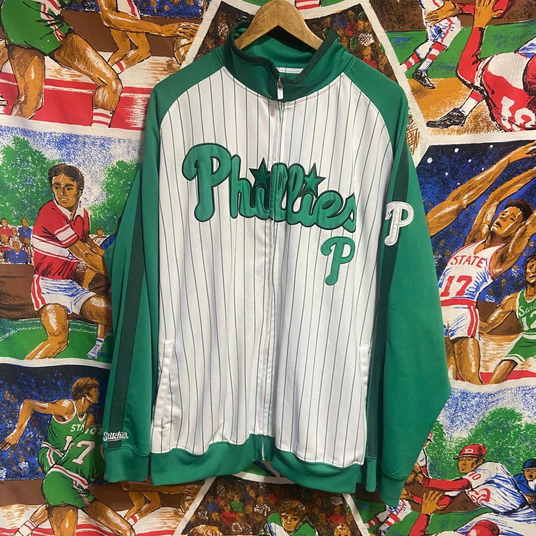 Philadelphia Phillies Striped Track Jacket - Etsy