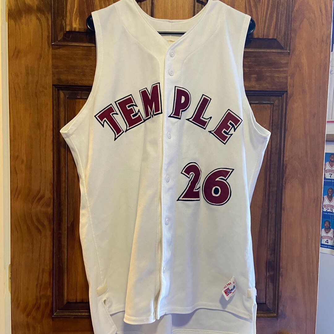 Vintage Temple University Owls Baseball Game Worn Jersey - Etsy