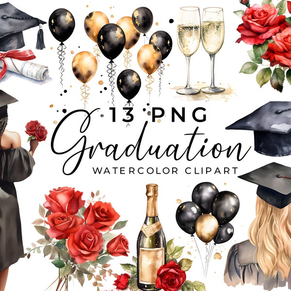 Watercolor Graduation Cap - Etsy