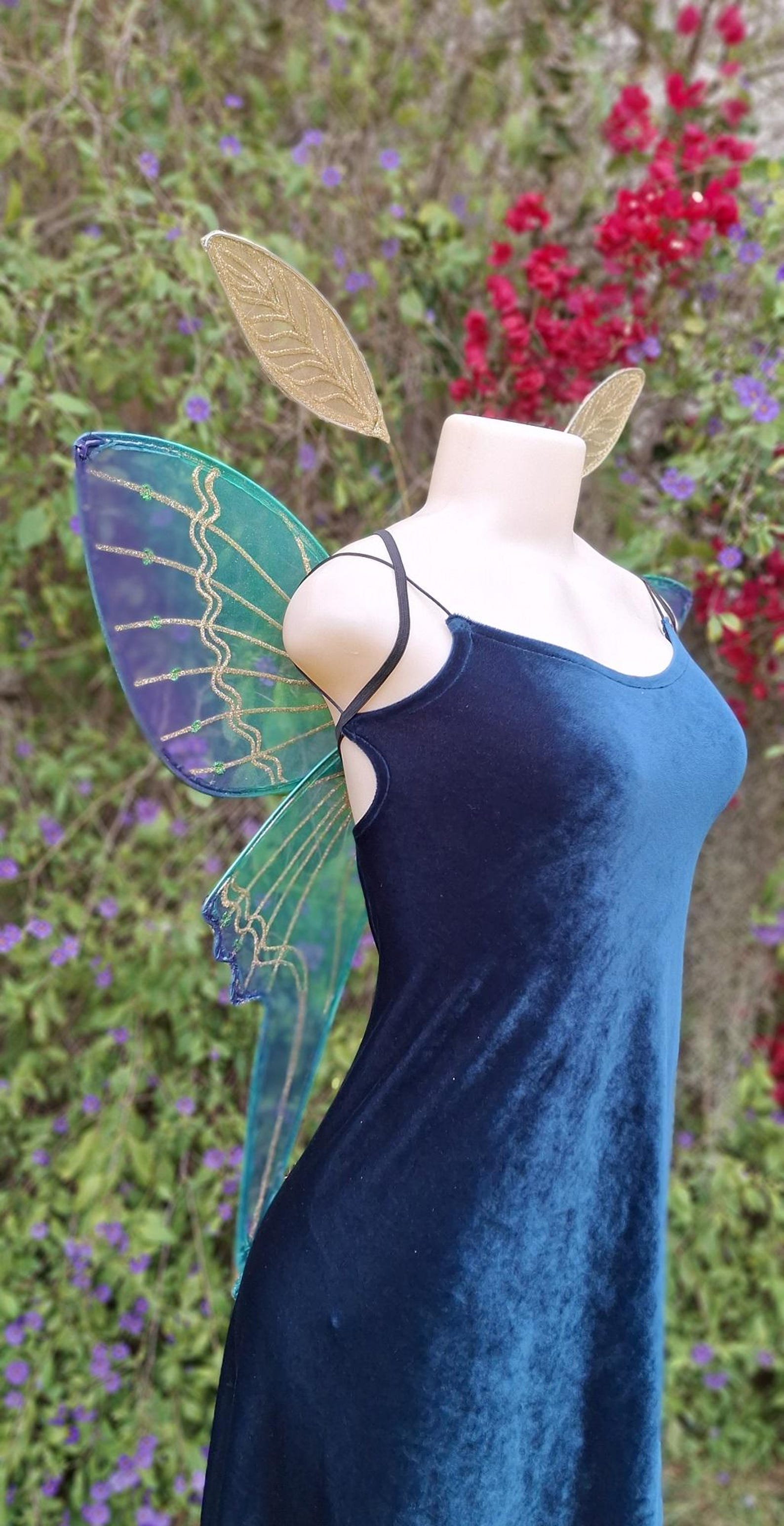 Luna Moon Moth Wings, Antennae, Fairy Costume, Adult or Child: Fae ...