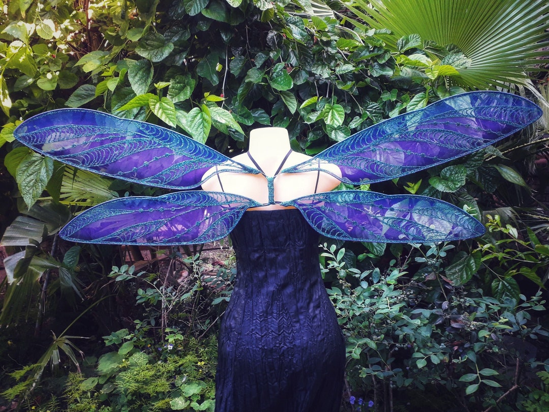 Large Dragonfly Fairy Wings for Adults, Poseable Wearable Wings for ...