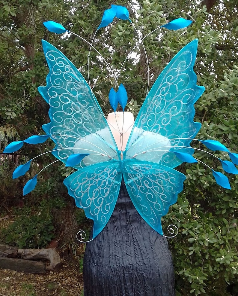 Large Leafy Fairy Wings, Adult Costume (fall, Autumn, Woodland or ...