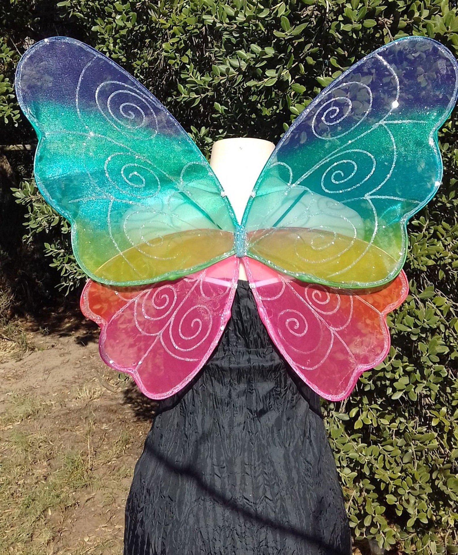 Rainbow Fairy Wings for Children or Adults Faerie Wings | Etsy