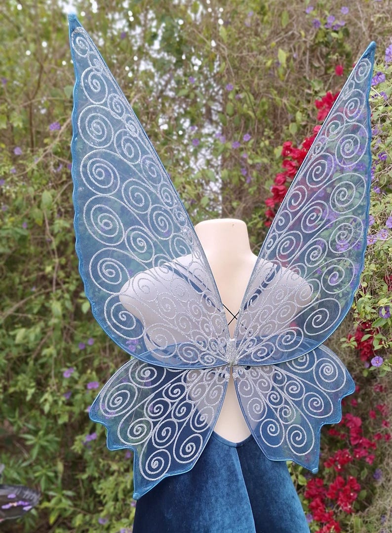 Adult Size Wearable Fairy Wings - Large Organza Butterfly Wings - Etsy