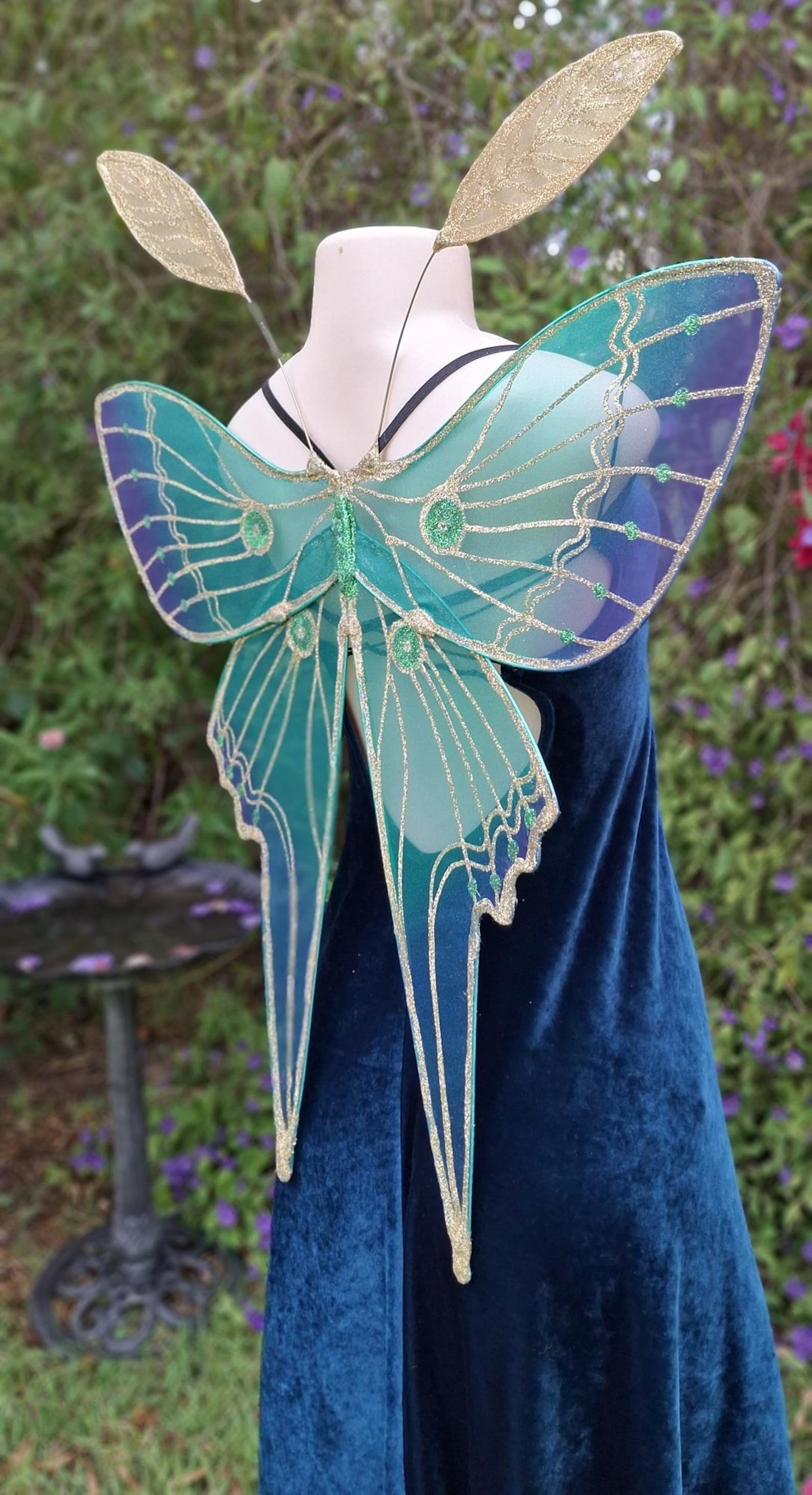 Luna Moon Moth Wings, Antennae, Fairy Costume, Adult or Child: Fae ...