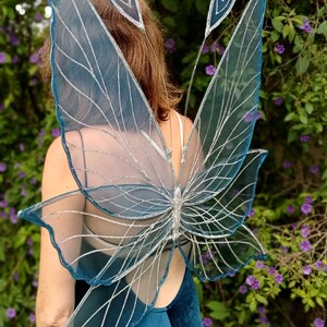 Stargazer Celestial Blue Fairy Wings for Adults or Children, Elf Wings, Pixie Wings for Cosplay ...