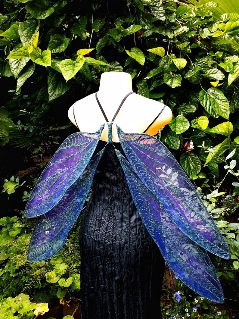 Large Poseable Dragonfly Fairy Wings for Adults, Renaissance Faire ...