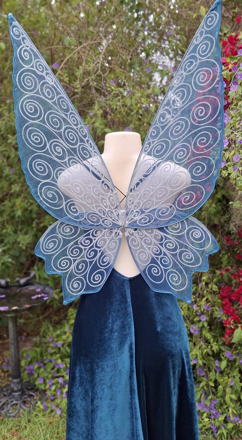 Adult Size Wearable Fairy Wings - Large Organza Butterfly Wings - Etsy