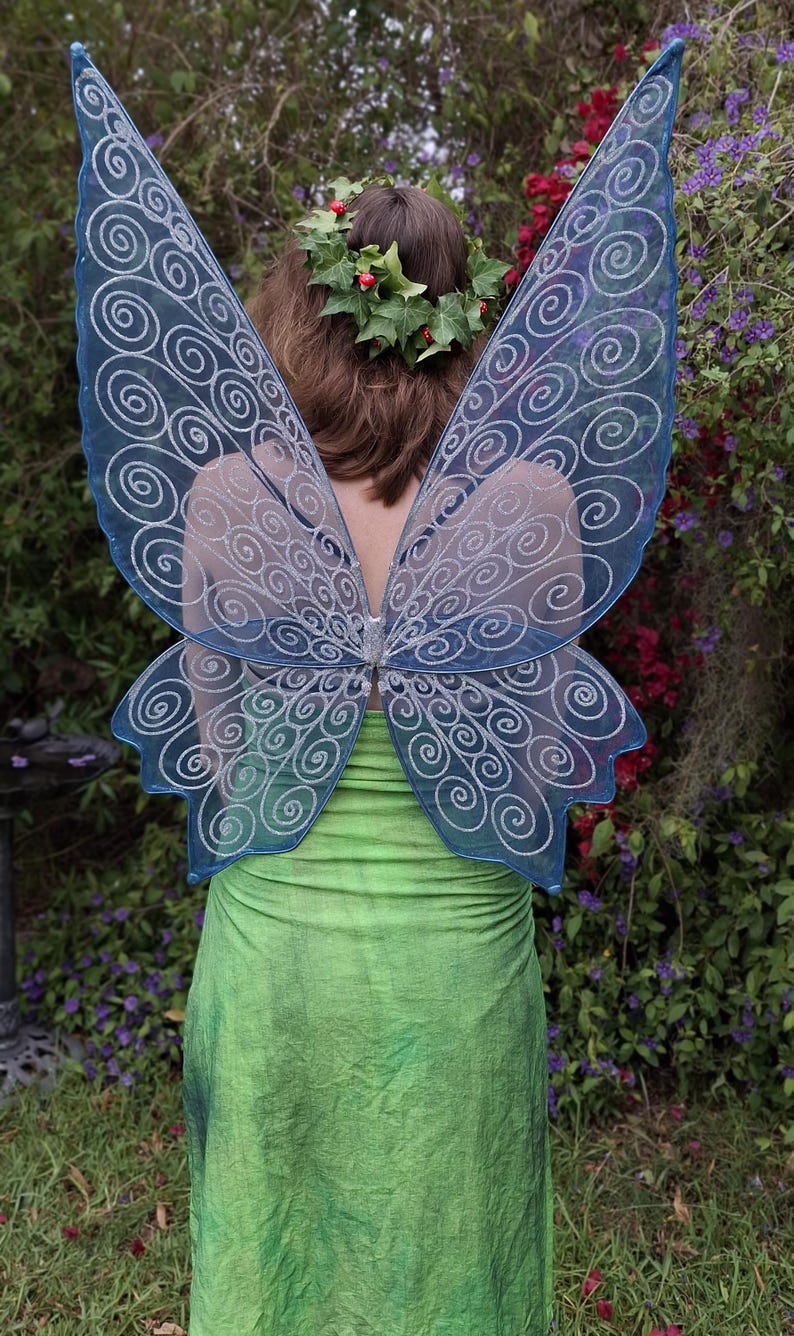 Adult Size Wearable Fairy Wings - Large Organza Butterfly Wings - Etsy