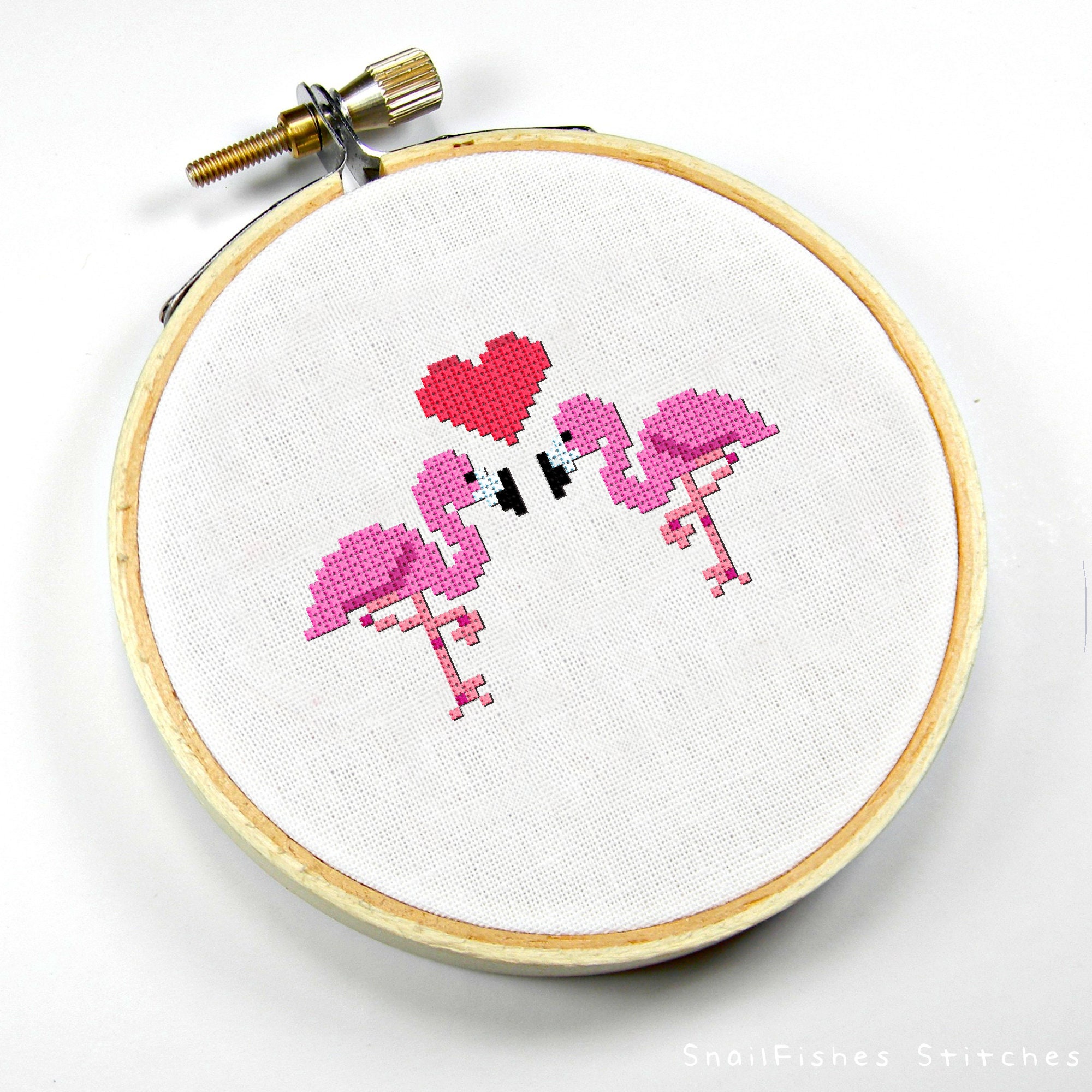 Mini Flamingo Cross Stitch Pattern Mini Flamingo Cross - Etsy