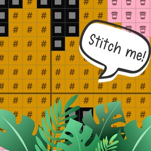 Tiger Cross Stitch Pattern - Jungle Animal Cross Stitch Pattern ...