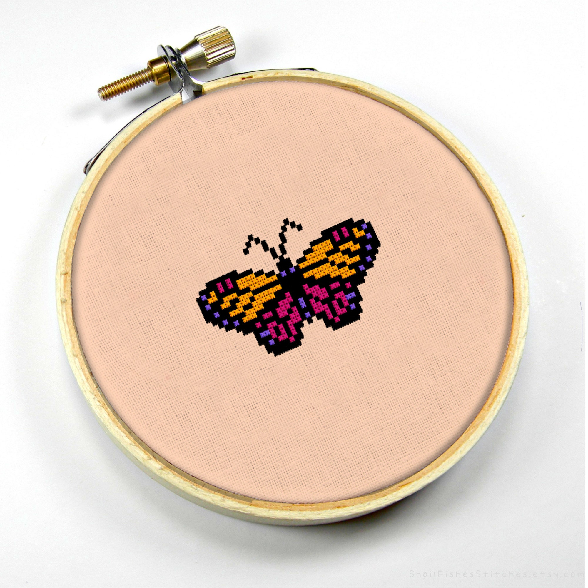 Butterfly Cross Stitch Pattern Simple Butterfly Pattern | Etsy