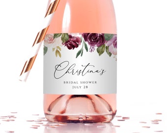 Purple Wine Labels - Etsy