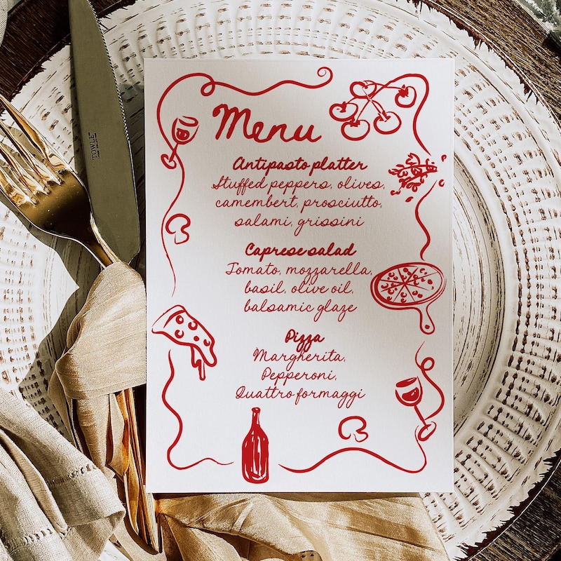 Hand Pizza Illustration - Etsy